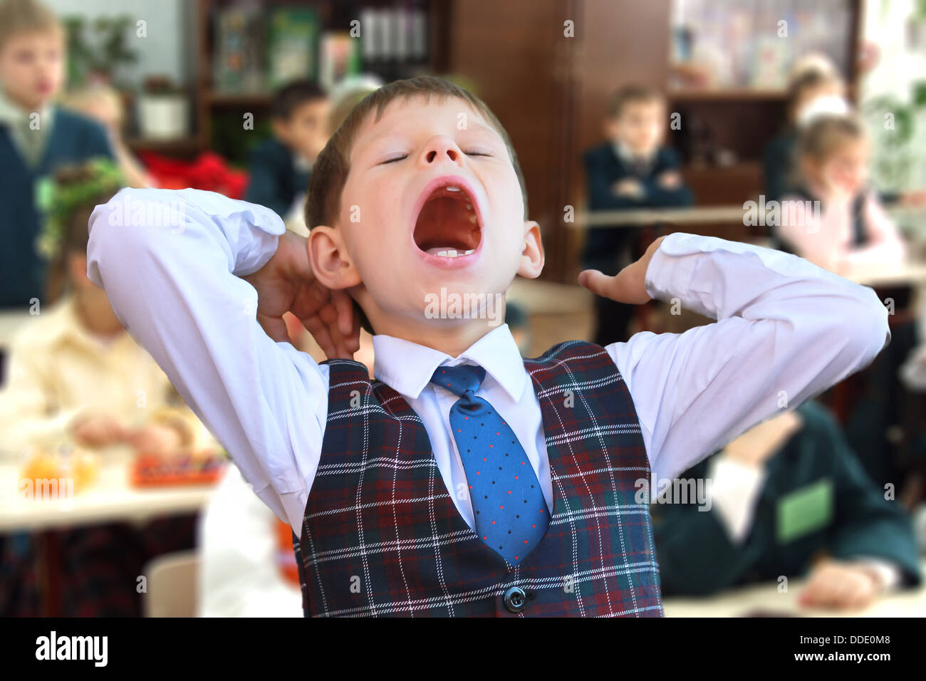 People Yawning In Class