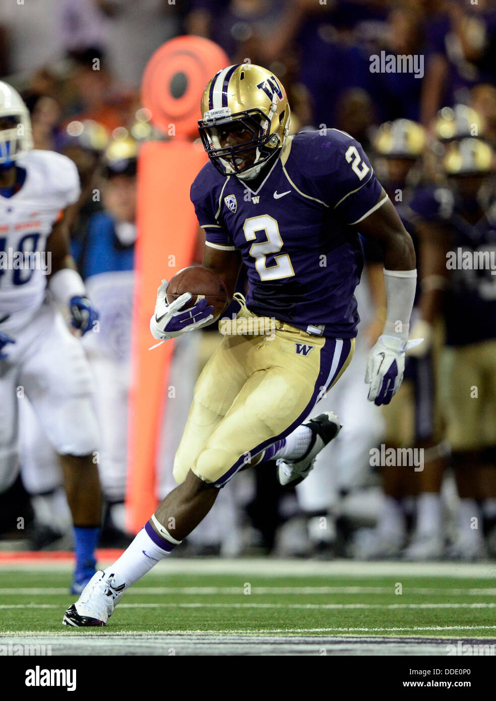 August 31, 2013..Washington Huskies wide receiver Kasen Williams #2 in ...