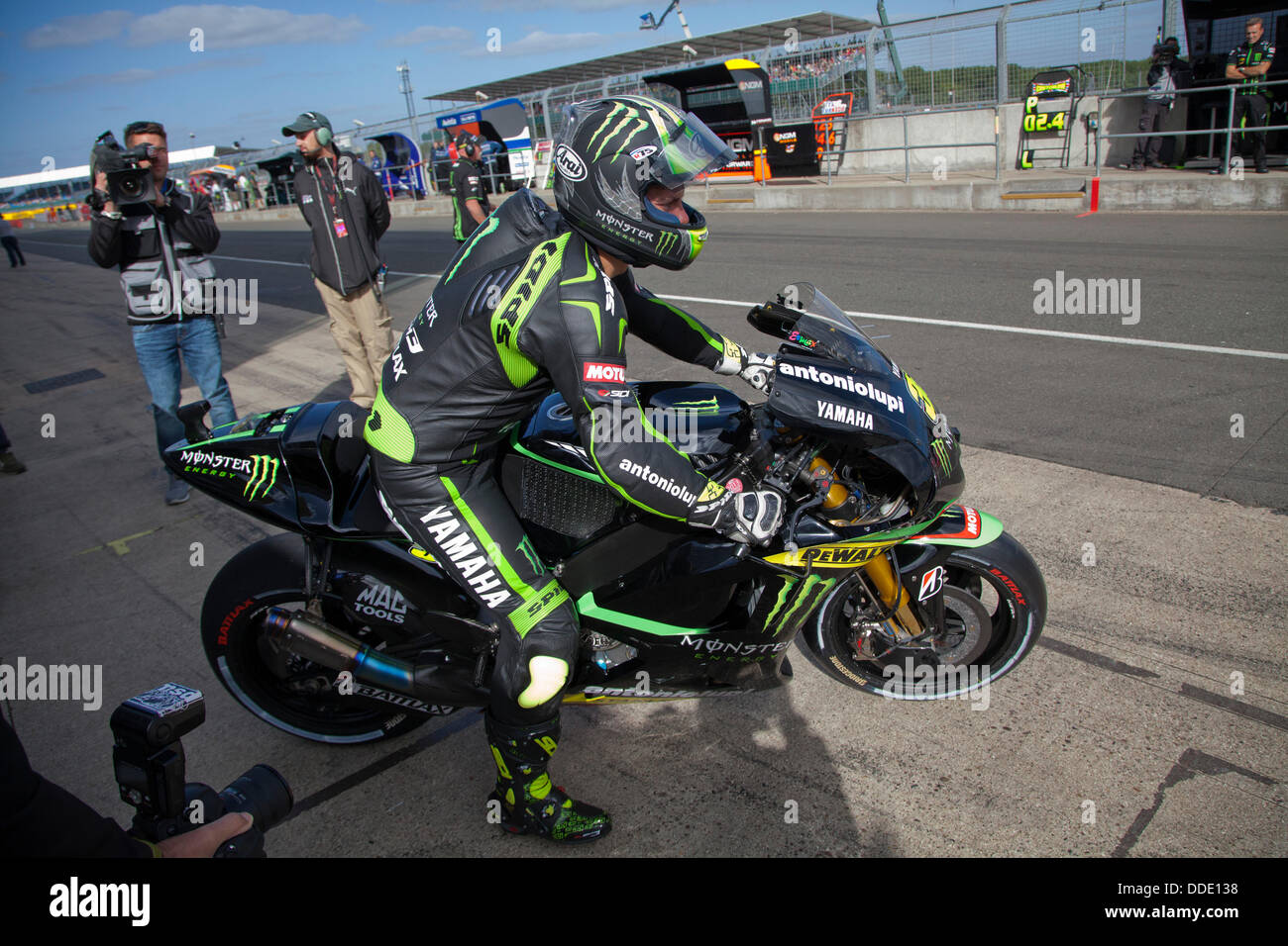 Scenes from the 2013 British MOTO GP Silverstone, UK Stock Photo - Alamy