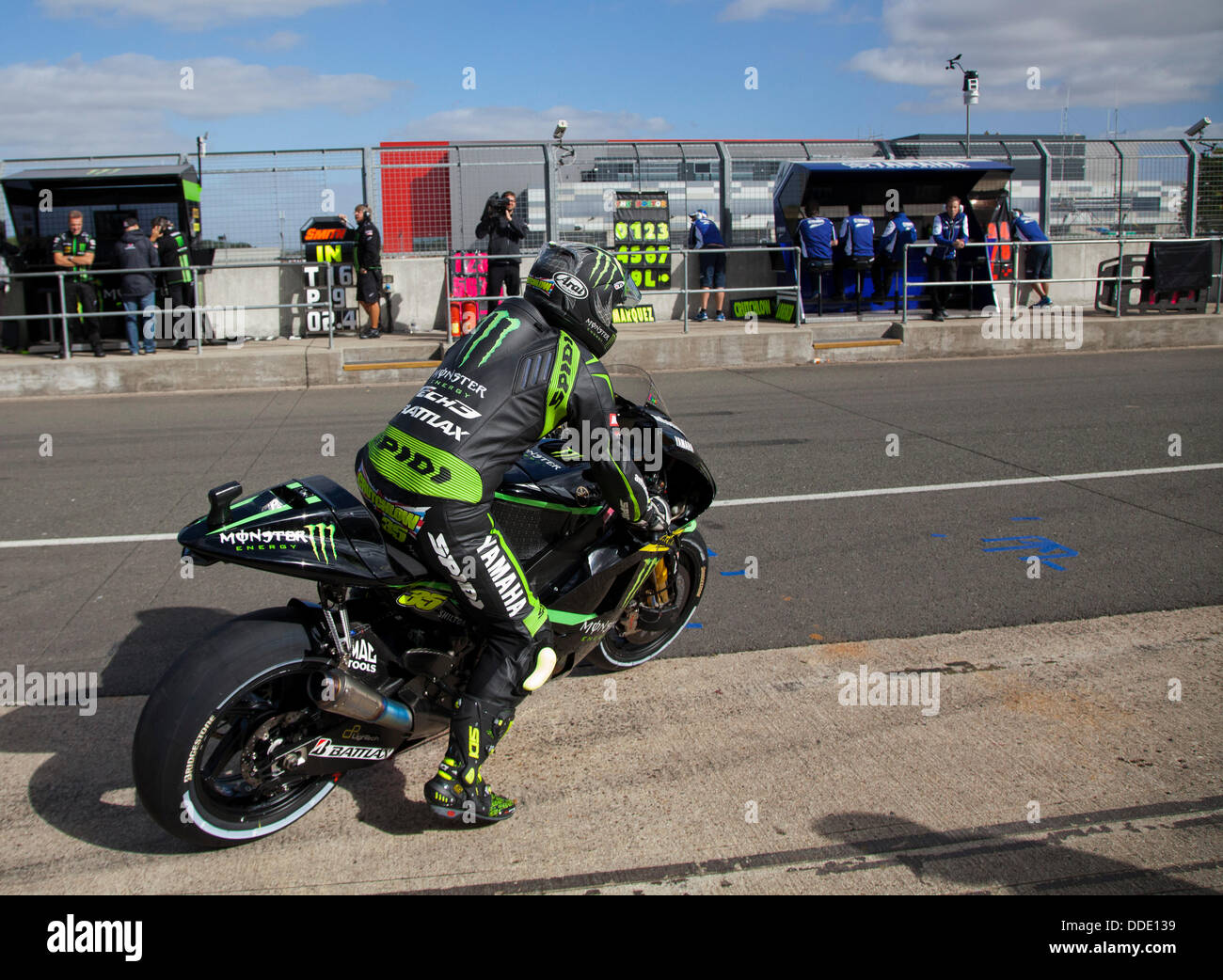 Scenes from the 2013 British MOTO GP Silverstone, UK Stock Photo - Alamy