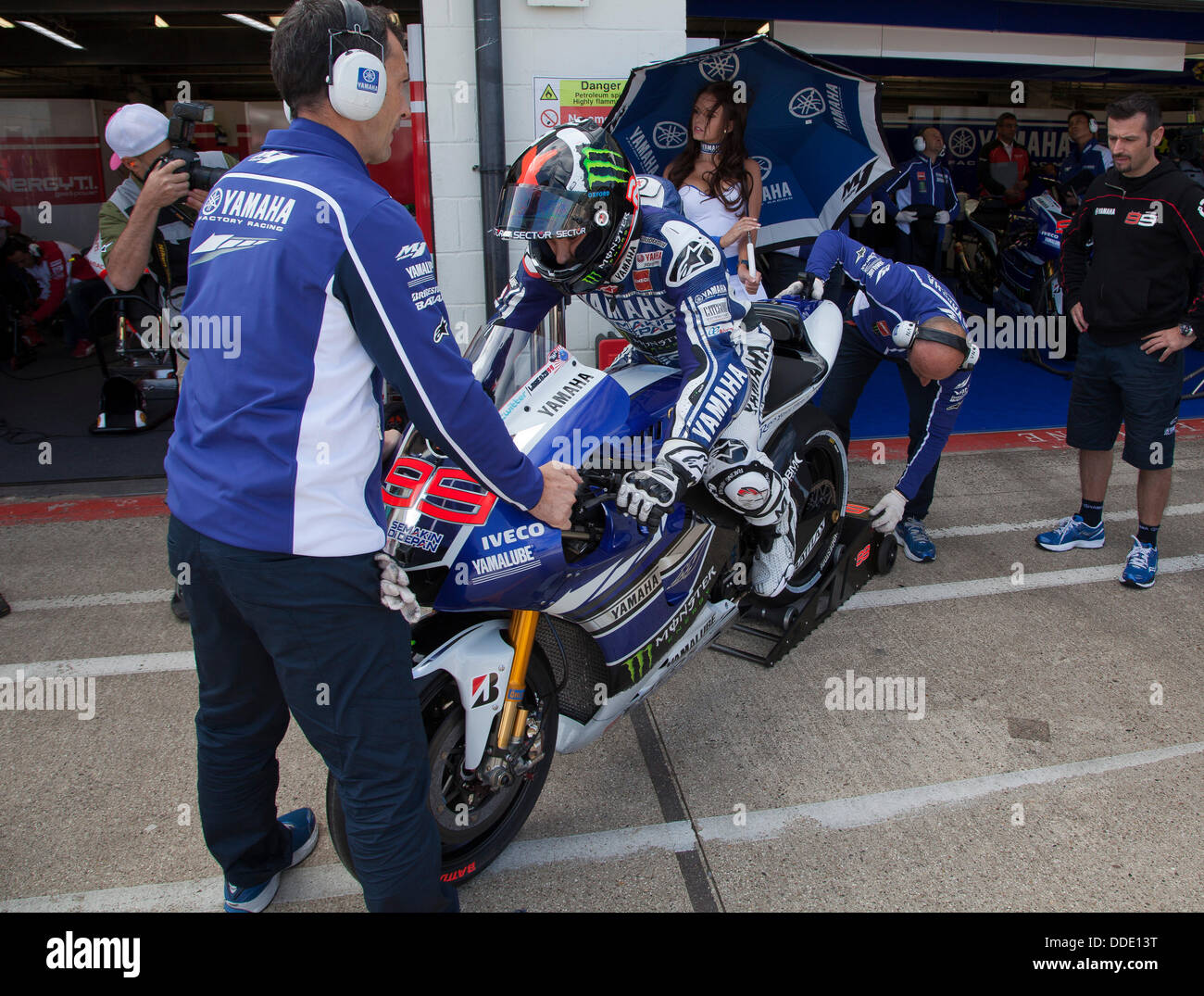 Scenes from the 2013 British MOTO GP Silverstone, UK Stock Photo - Alamy