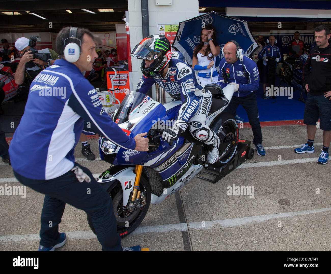 Scenes from the 2013 British MOTO GP Silverstone, UK Stock Photo - Alamy