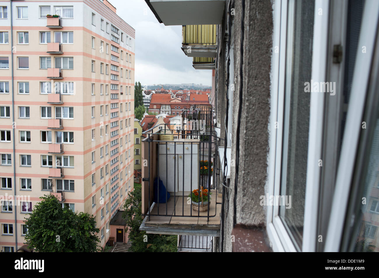 Gdansk block of apartment hi-res stock photography and images - Alamy
