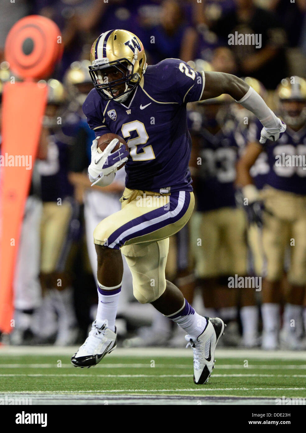 August 31, 2013..Washington Huskies wide receiver Kasen Williams #2 in ...