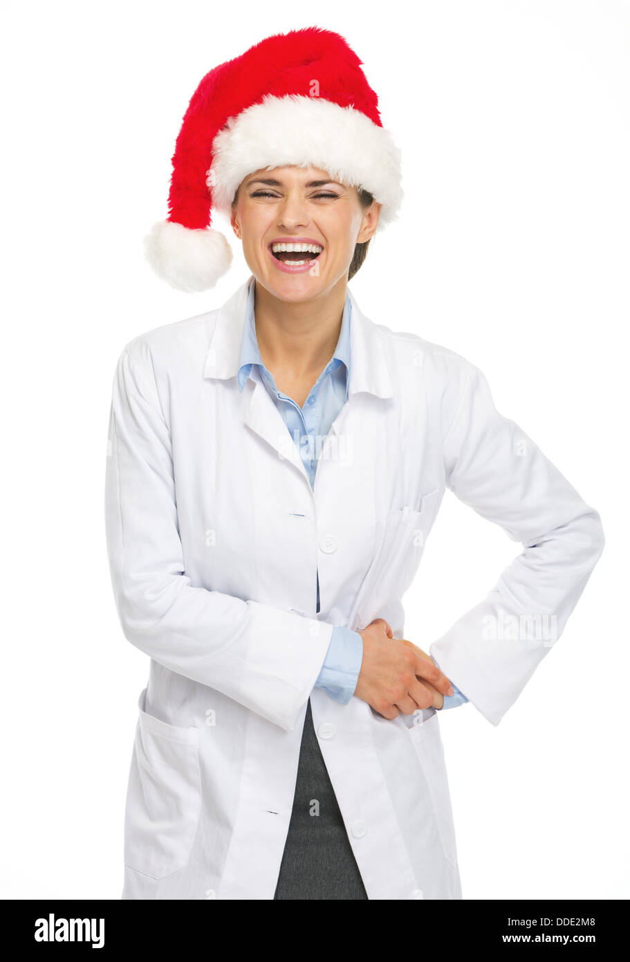 Adult female doctor santa hi-res stock photography and images - Alamy