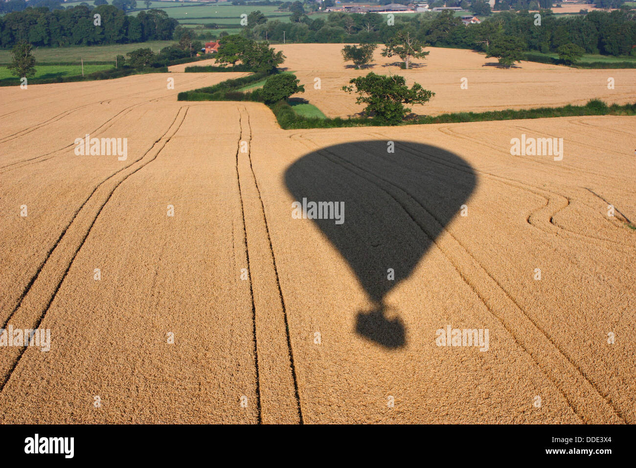 Hot air balloon shadow hi-res stock photography and images - Alamy