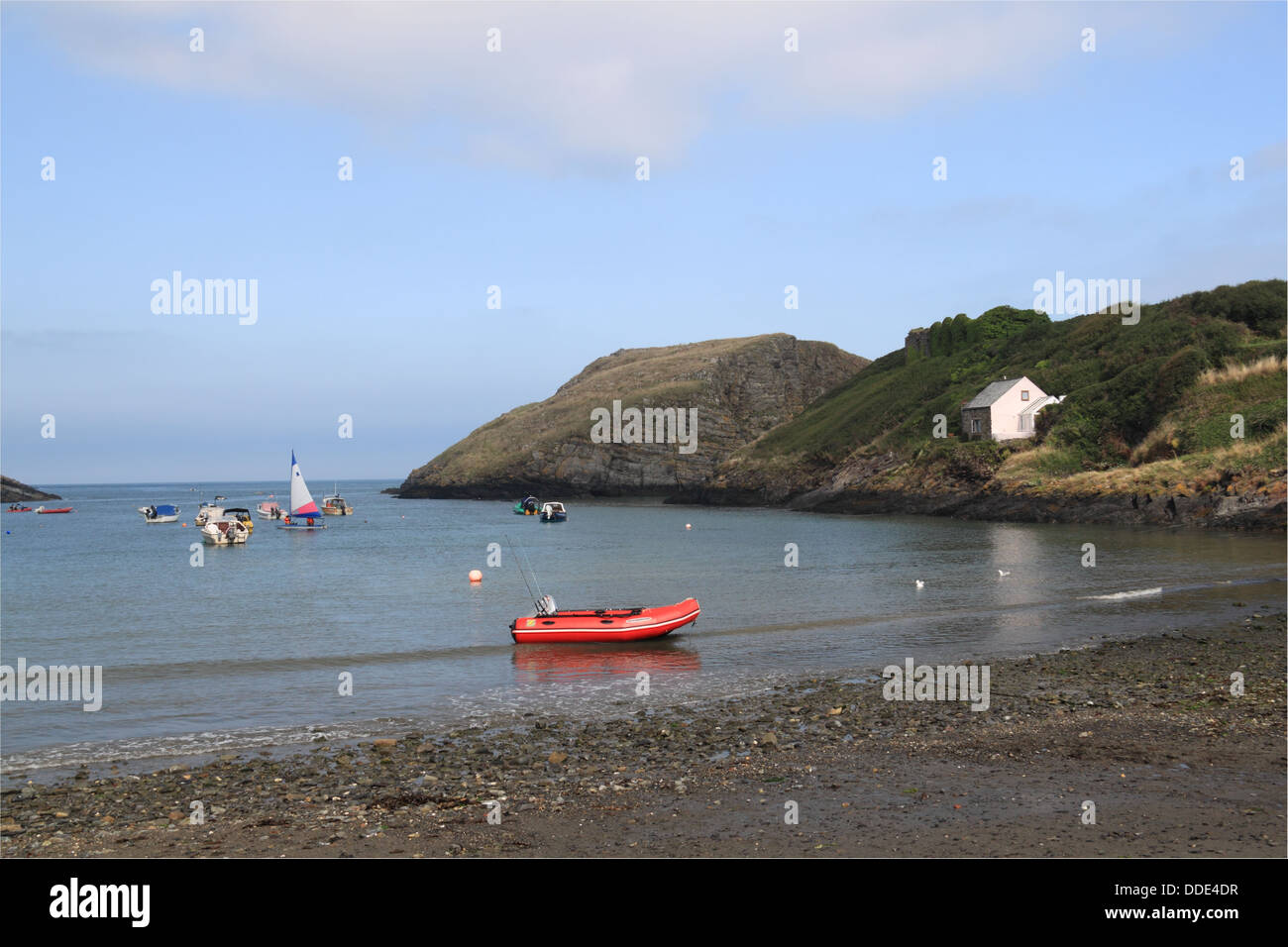 Abercastle bay, Pembrokeshire, Wales, Great Britain, United Kingdom, UK ...