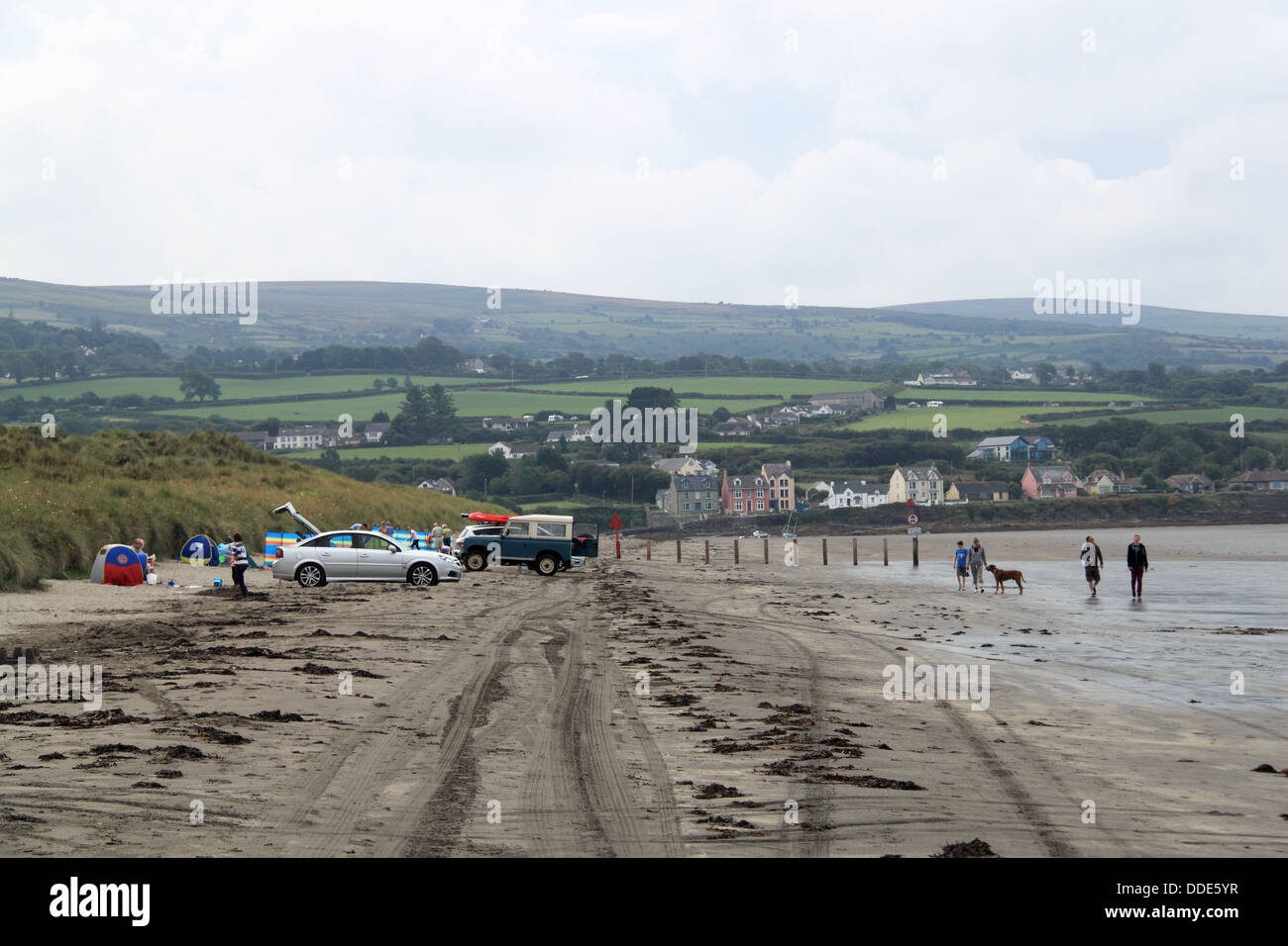 Newport Sands beach, Pembrokeshire, Wales, Great Britain, United ...