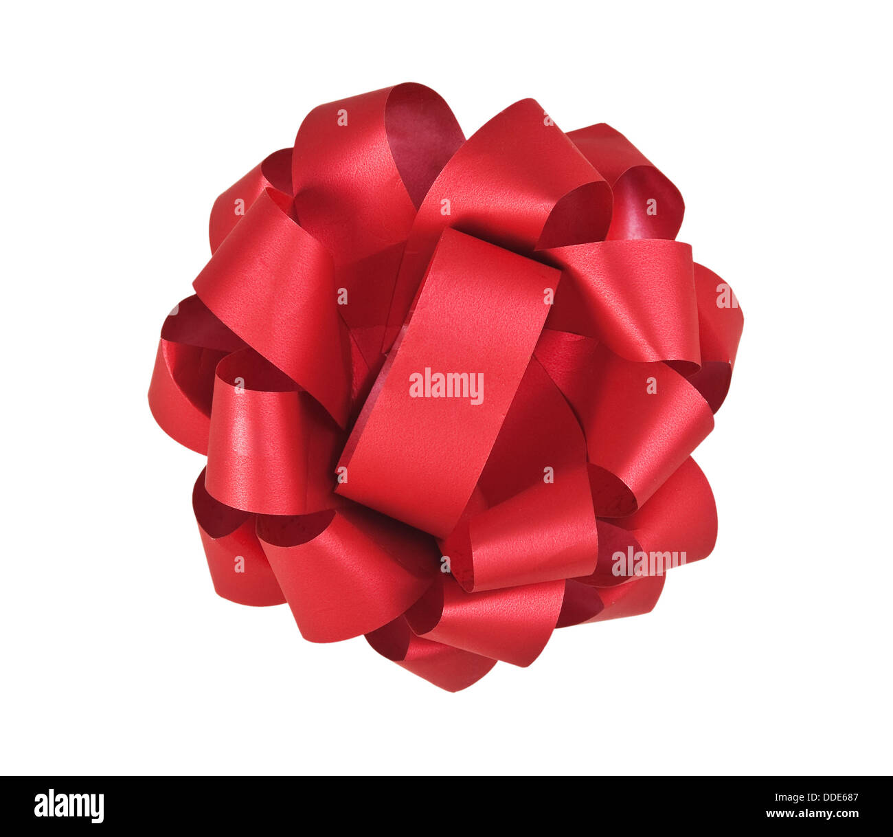 red bow isolated on white background Stock Photo - Alamy