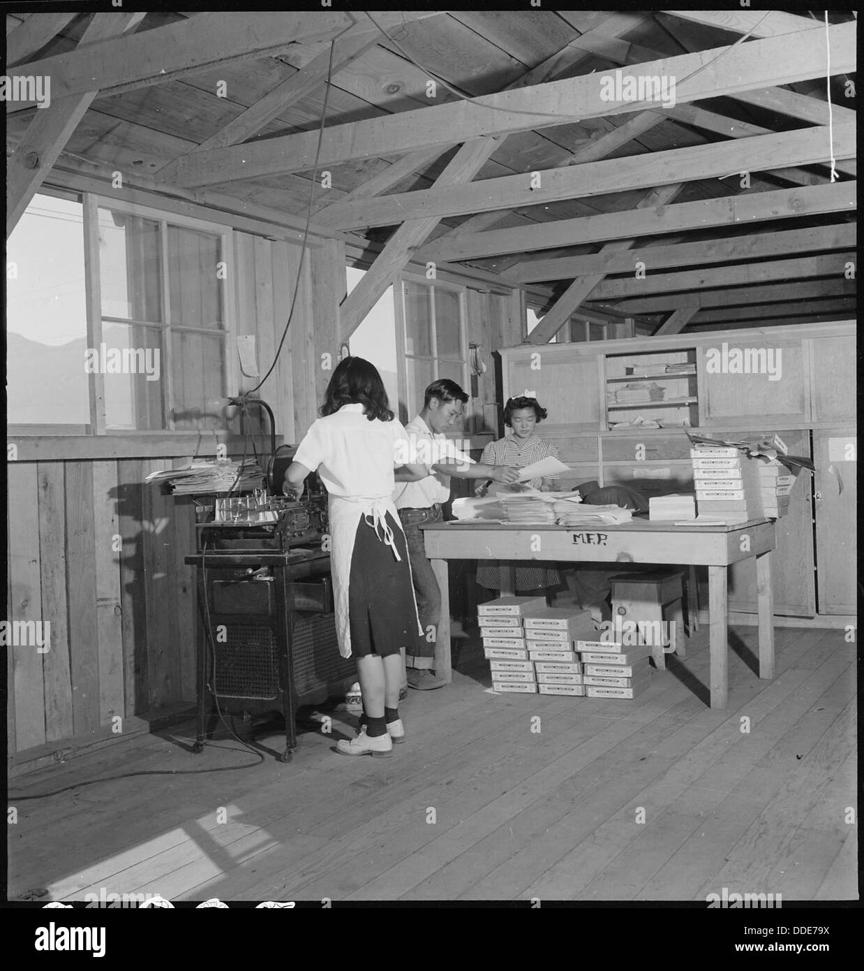The Manzanar Free Press, a local newspaper at the Manzanar Relocation ...