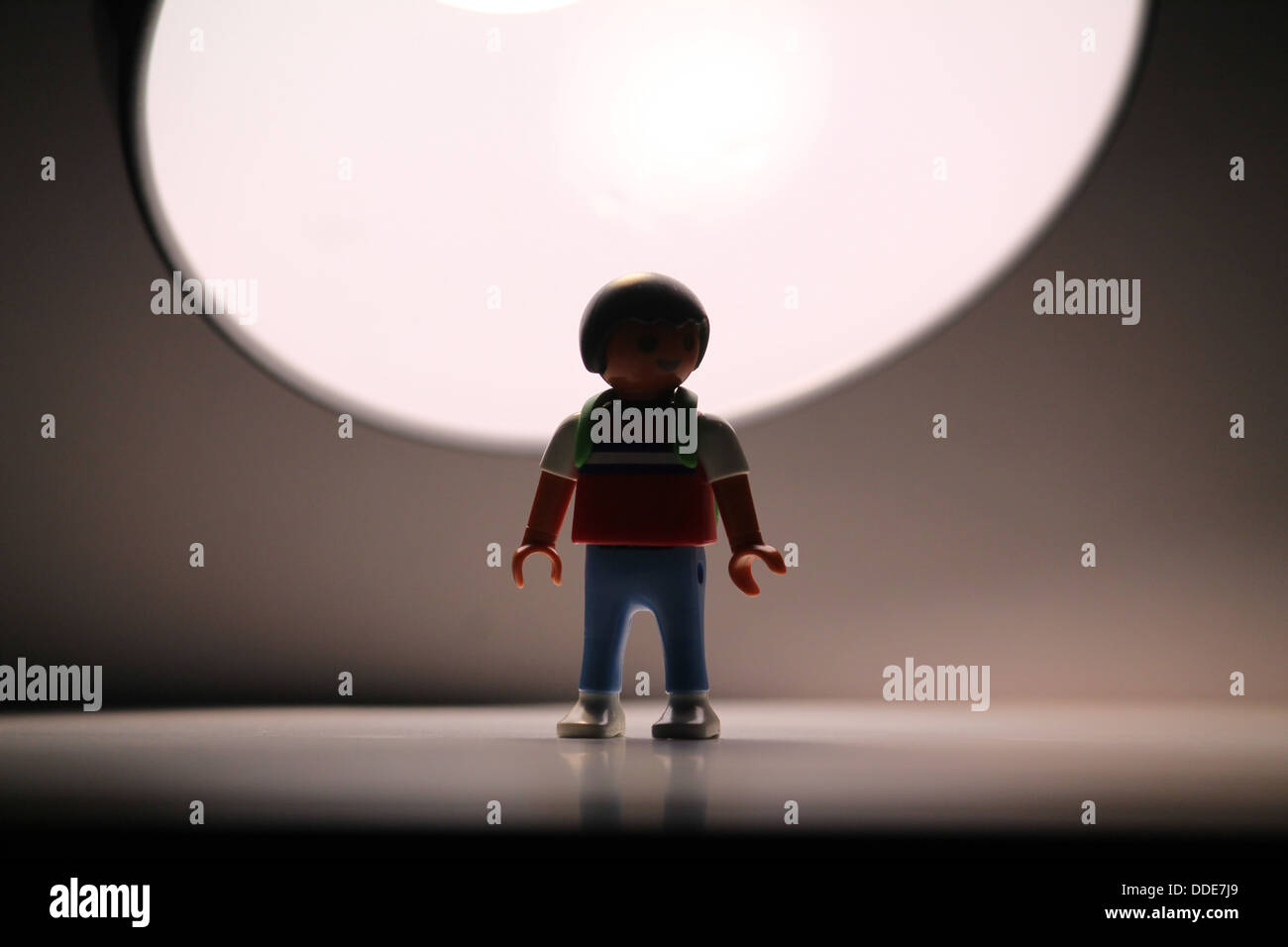 The light behind the figure Stock Photo - Alamy