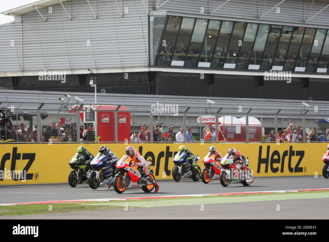 Scenes from the 2013 British MOTO GP Silverstone, UK Stock Photo - Alamy