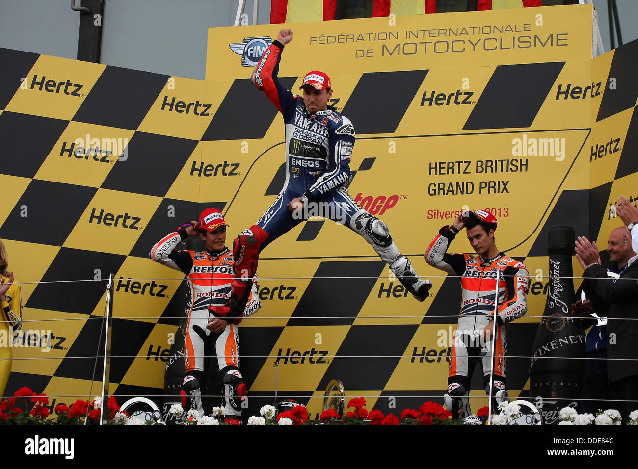 Scenes from the 2013 British MOTO GP Silverstone, UK Stock Photo - Alamy
