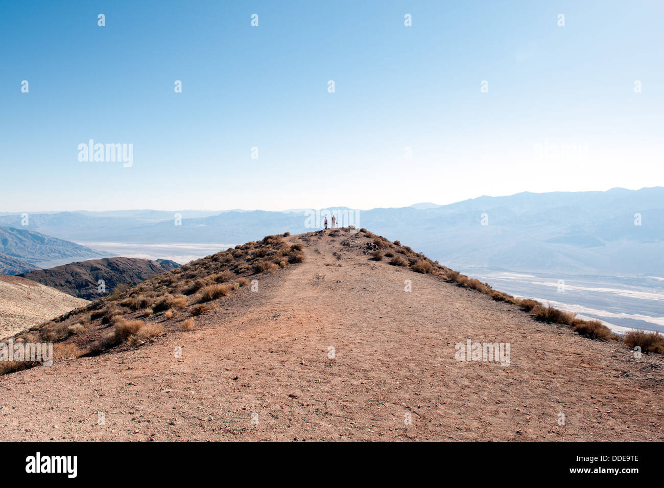 Two tourists visiting Dante's View, Death Valley, CA Stock Photo - Alamy