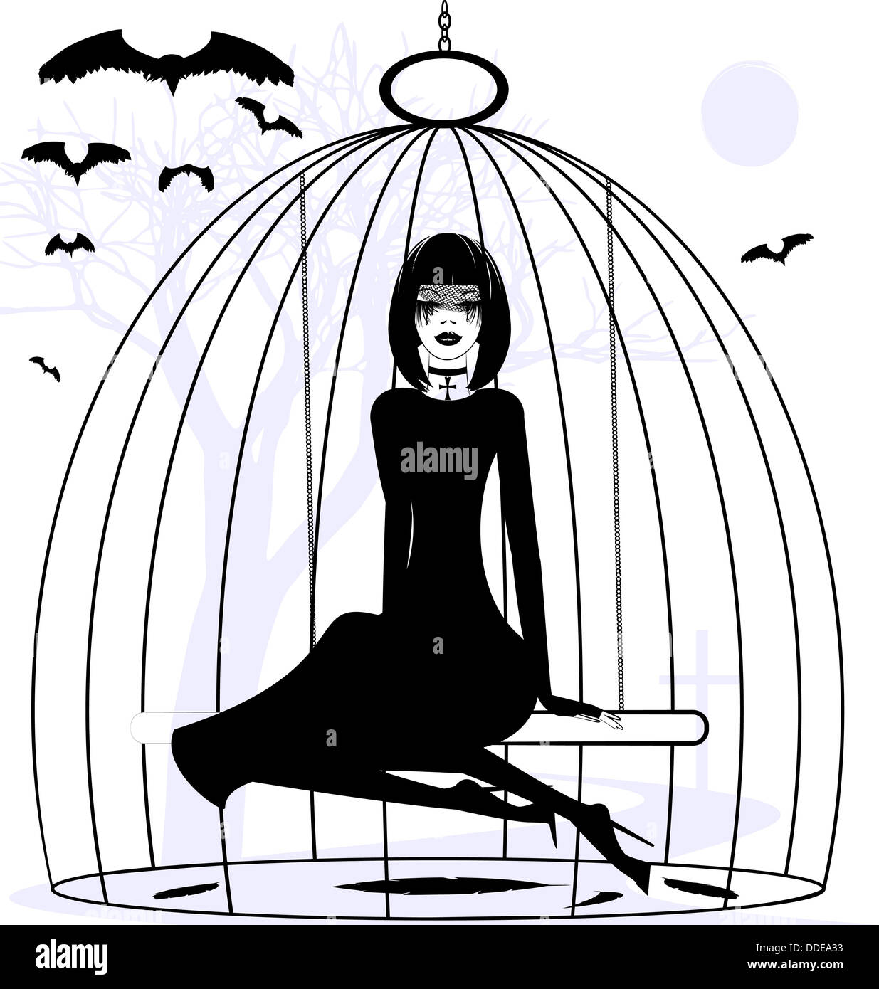 Raven In A Cage High Resolution Stock Photography and Images - Alamy