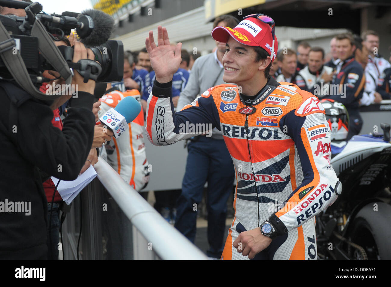 Silverstone, UK. 1st September 2013. Marc Marquez (Repsol Honda Team ...