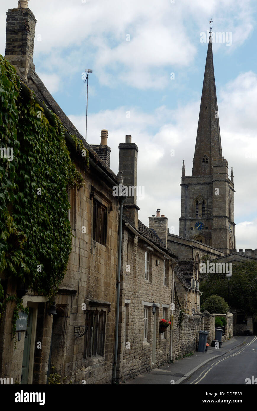 Burford church, Burford, Cotswolds, Oxfordshire, England, UK Stock ...