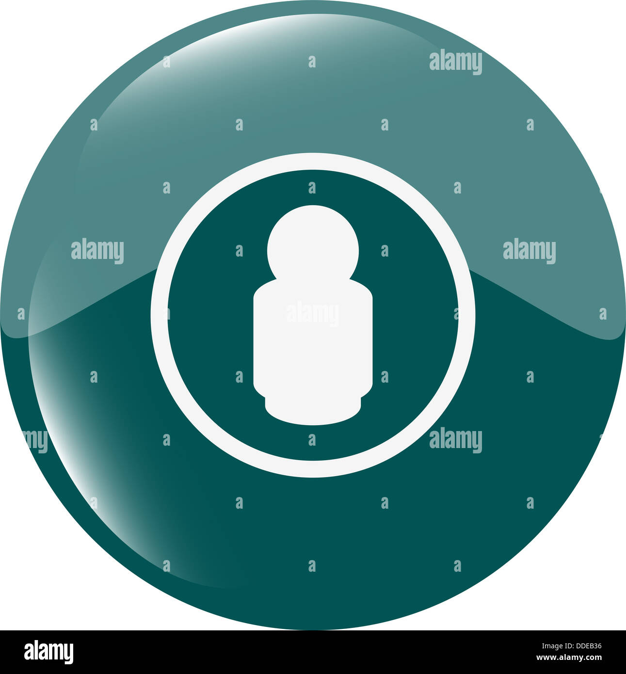 people silhouette web icon app button Stock Photo - Alamy
