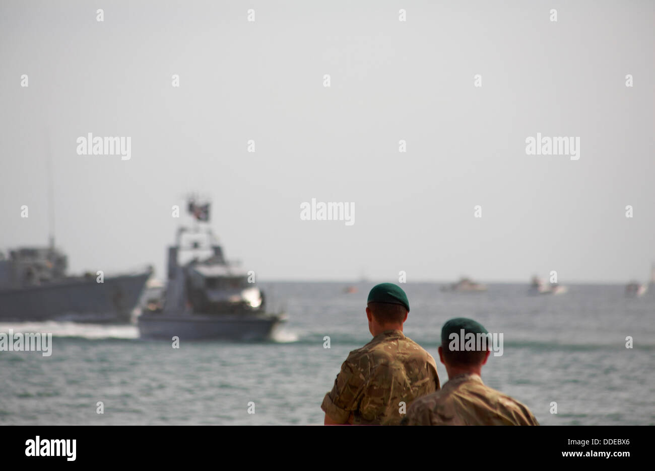 Royal marines beach landing craft hi-res stock photography and images ...