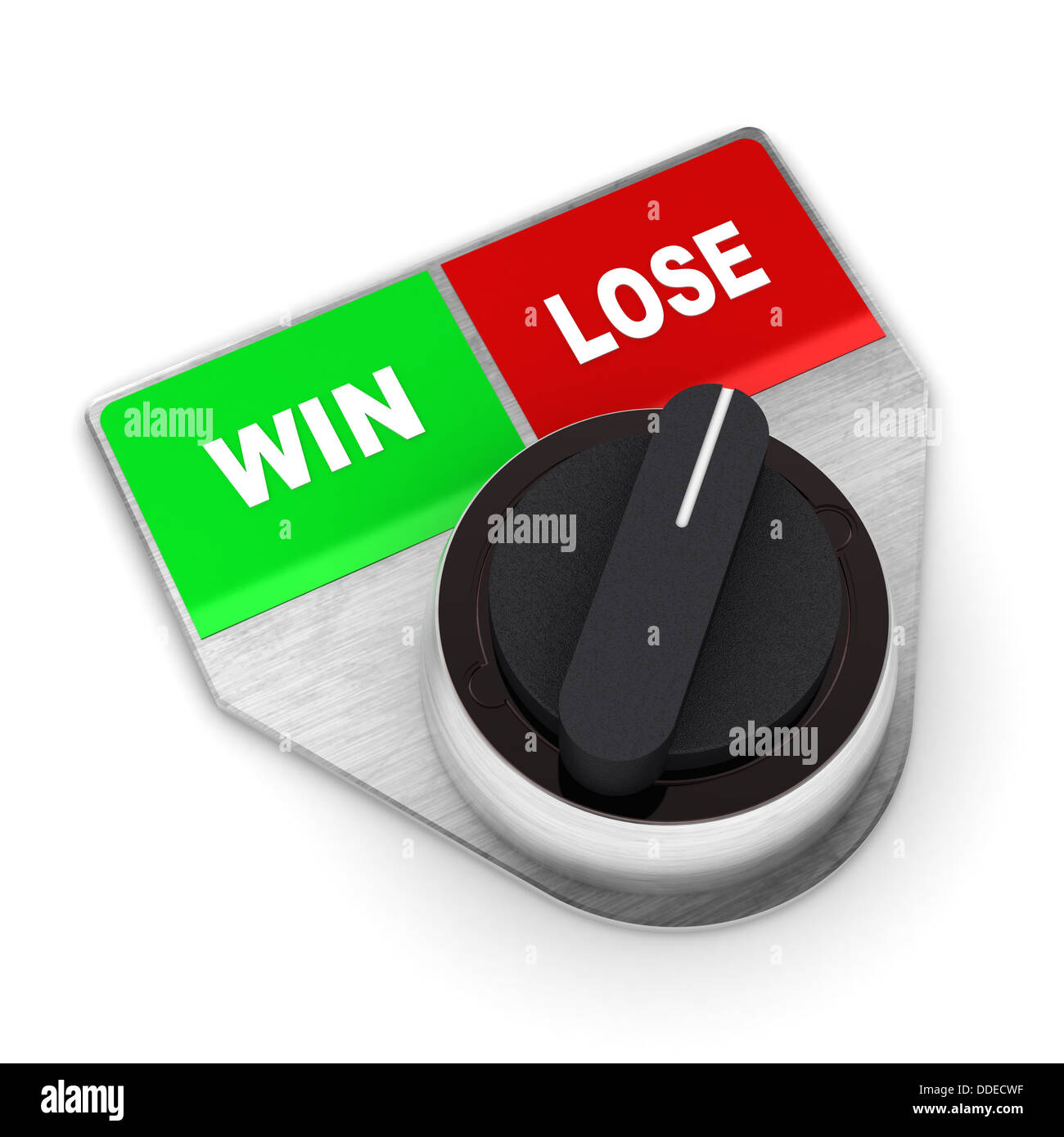 A Colourful 3d Rendered Lose Switch Concept Illustration Stock Photo ...