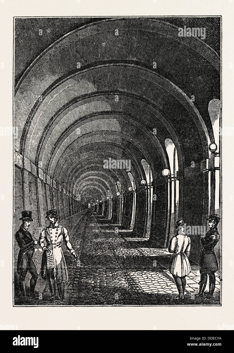THE THAMES TUNNEL: THE WESTERN ARCHWAY, UK, britain, british, europe ...