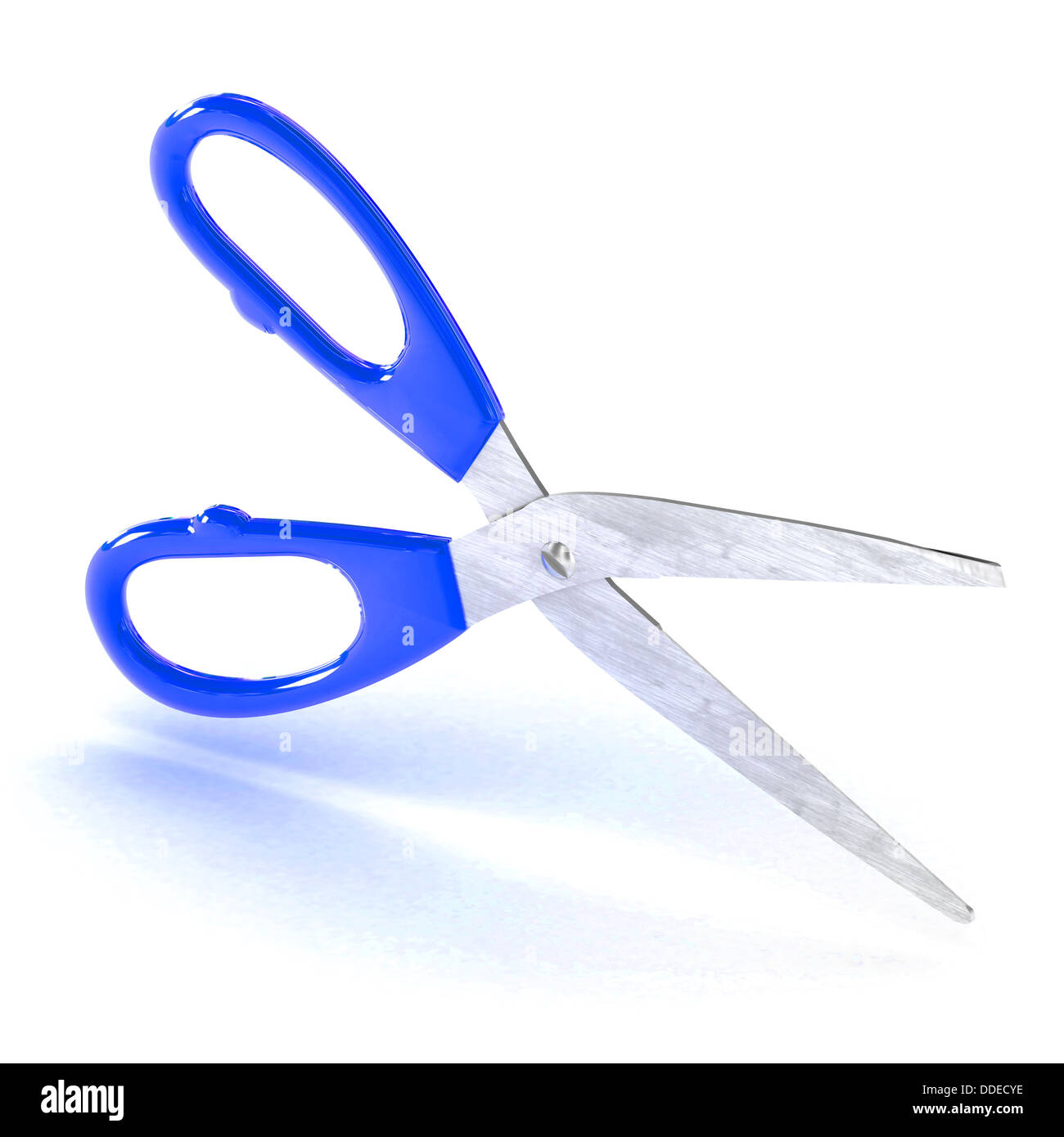 A Colourful 3d Rendered Scissors Concept Illustration Stock Photo - Alamy