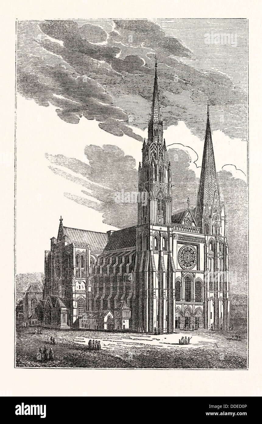 Chartres france the cathedral hi-res stock photography and images - Alamy