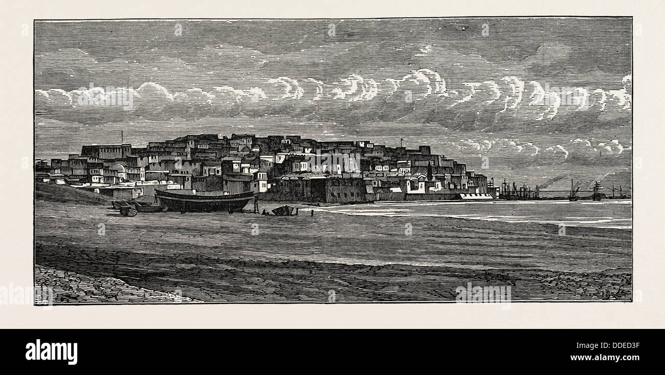 VIEW OF JAFFA. Jaffa, also Japho, Joppa is a southern, oldest part of ...