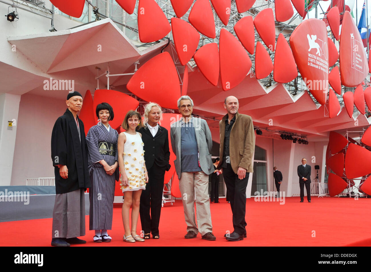 Venice, Italy. 1st Sept, 2013. from (L to R)Hiroyuki Sagara, Aya Tanaka ...