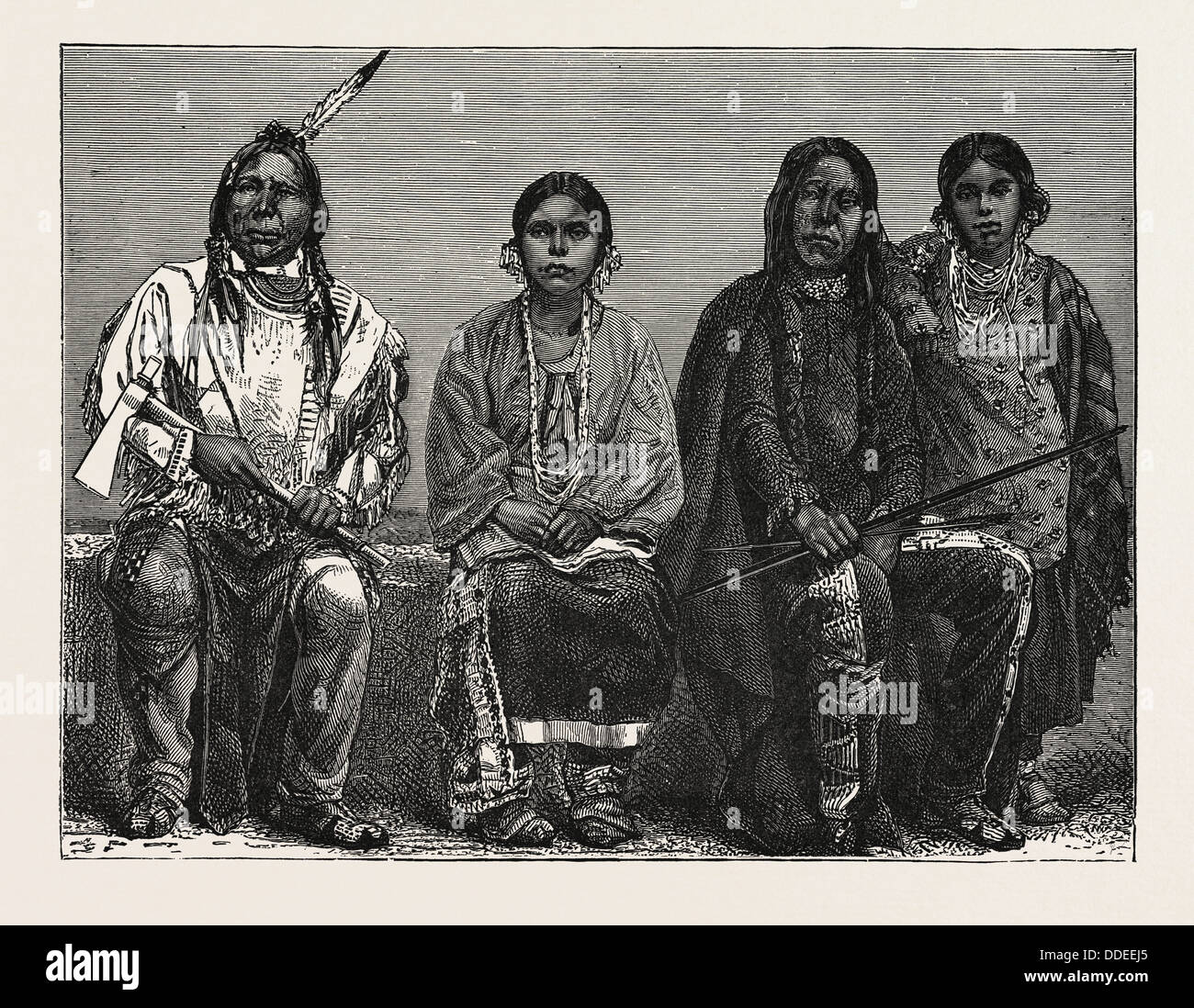 SHOUSWAP INDIANS, BRITISH COLUMBIA Stock Photo - Alamy
