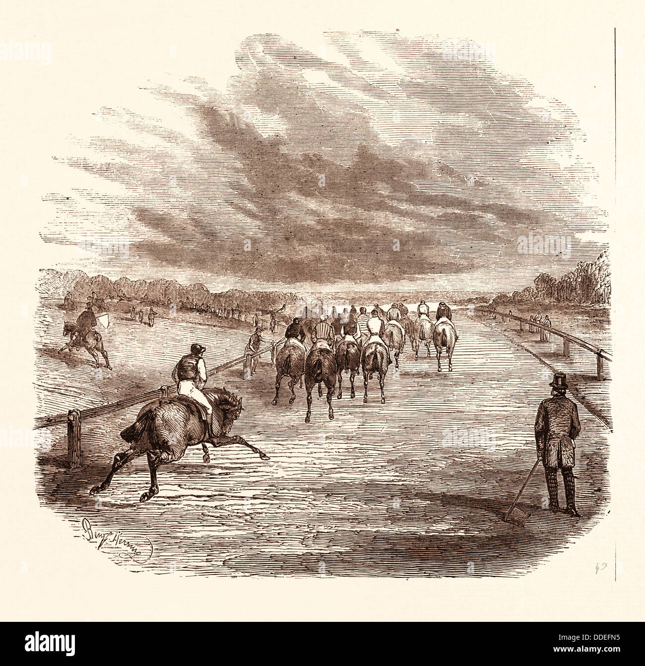 Derby race 19th century hi-res stock photography and images - Alamy