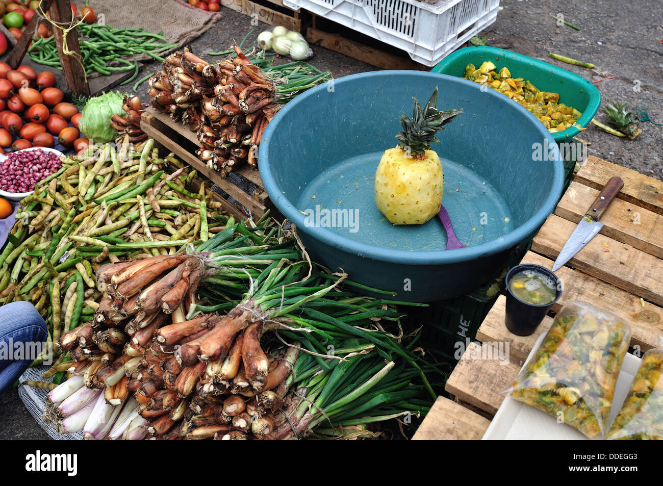 Market in TIMANA . Department of Huila.COLOMBIA Stock Photo - Alamy