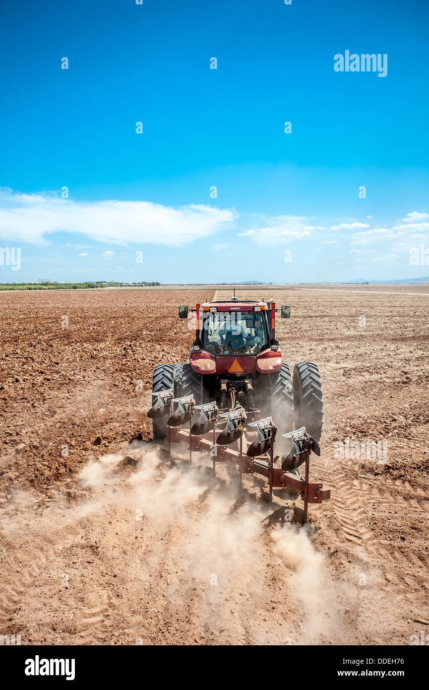 Tractor plowing field hi-res stock photography and images - Alamy