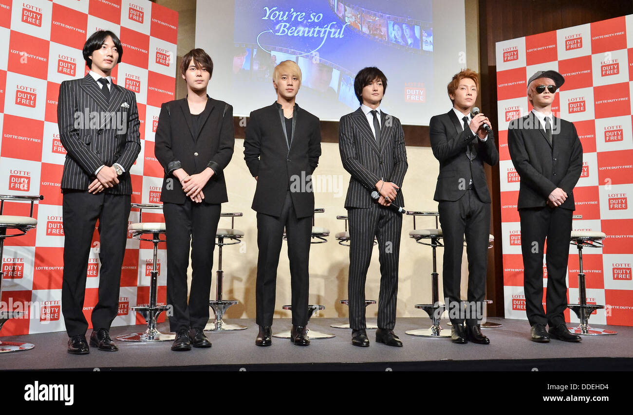 Supernova, Choshinsung, Aug 30, 2013 : Tokyo, Japan :Korean boy band ...