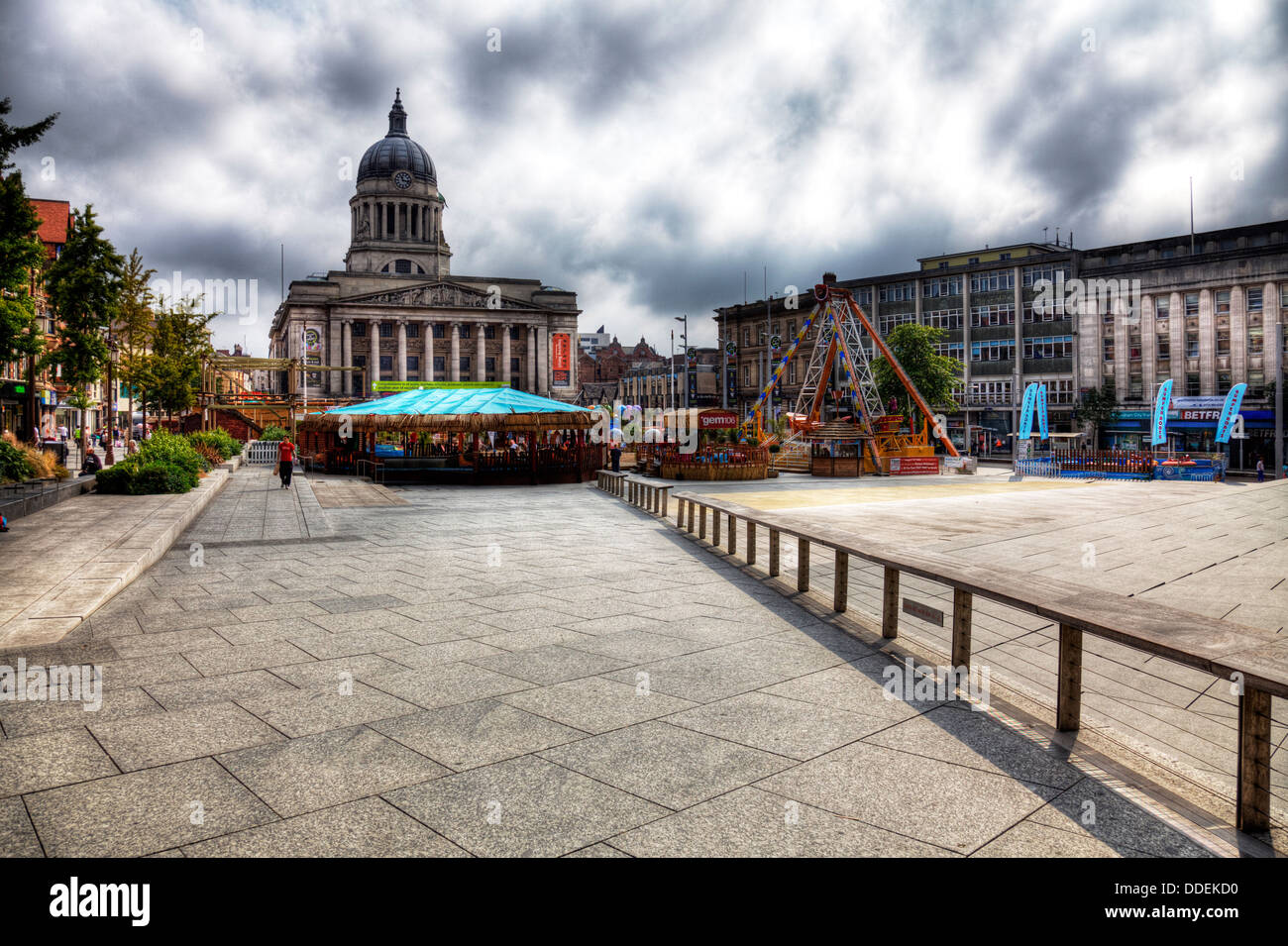 the Council House building Market Square Nottingham City Centre ...