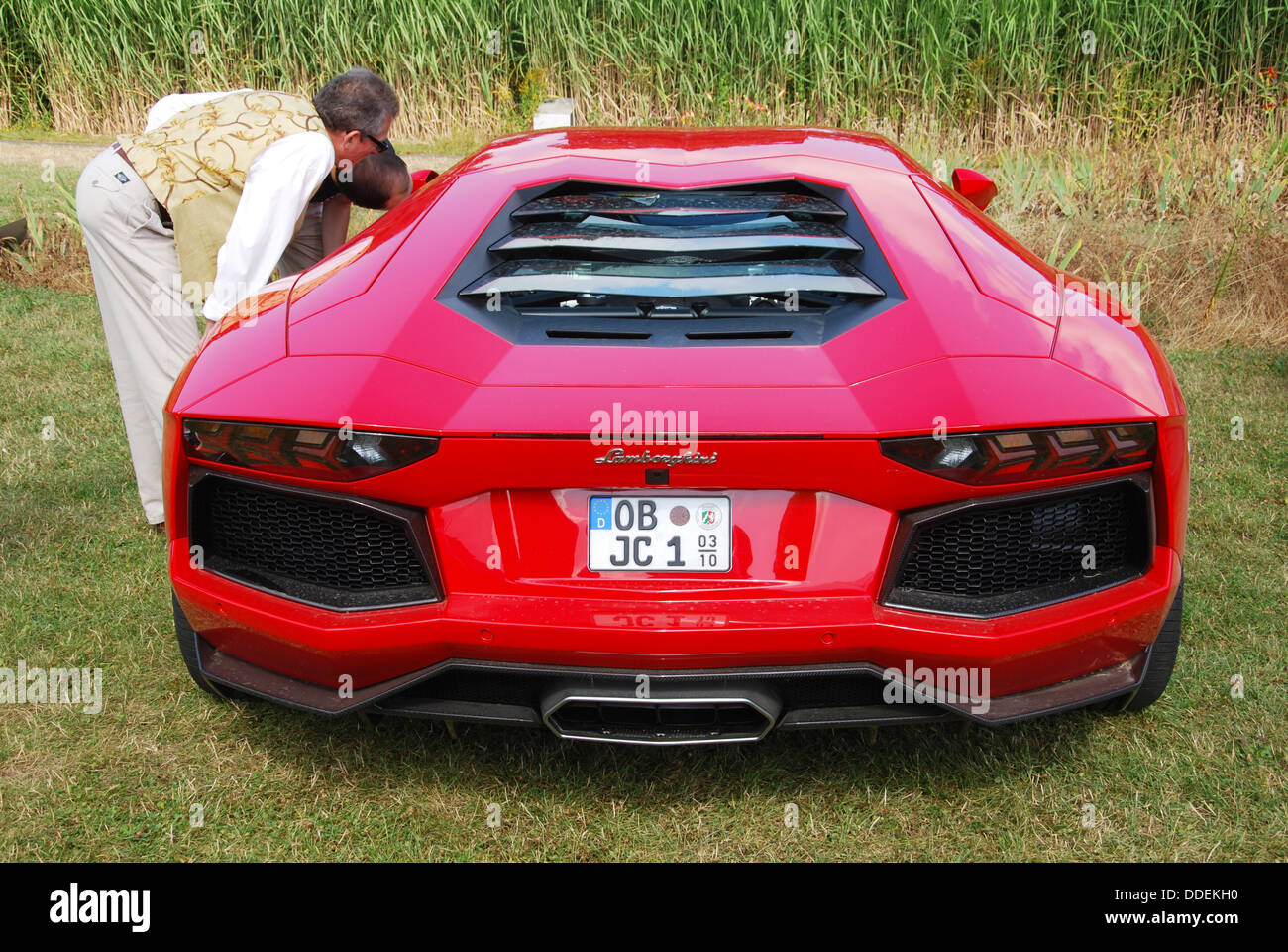 Lamborghini rear view hi-res stock photography and images - Alamy
