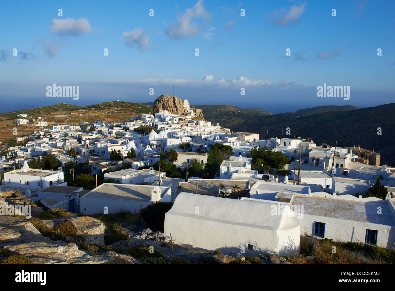 Greece, Cyclades islands, Amorgos, Hora or Chora city Stock Photo - Alamy
