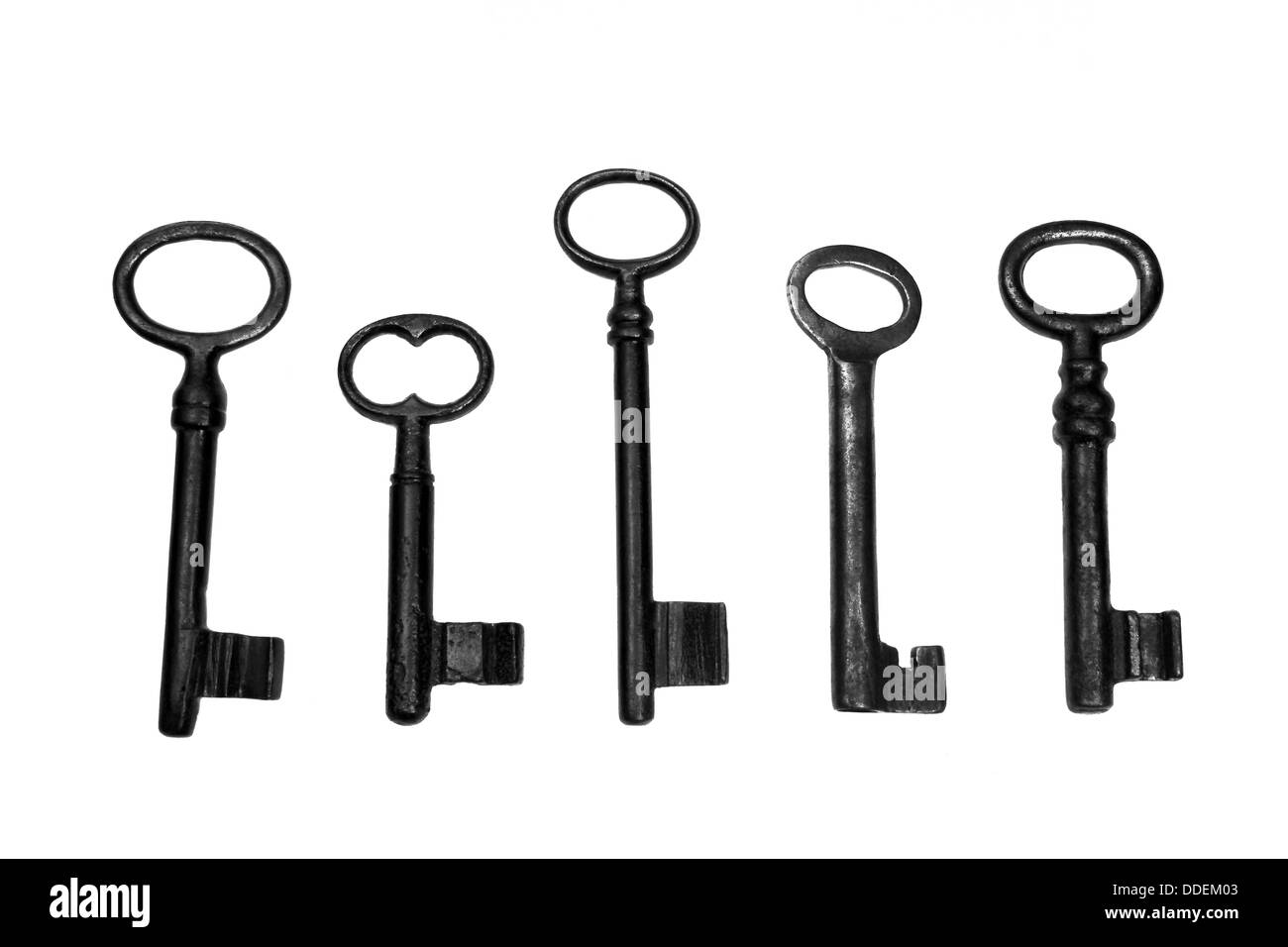 set of vintage keys Stock Photo - Alamy