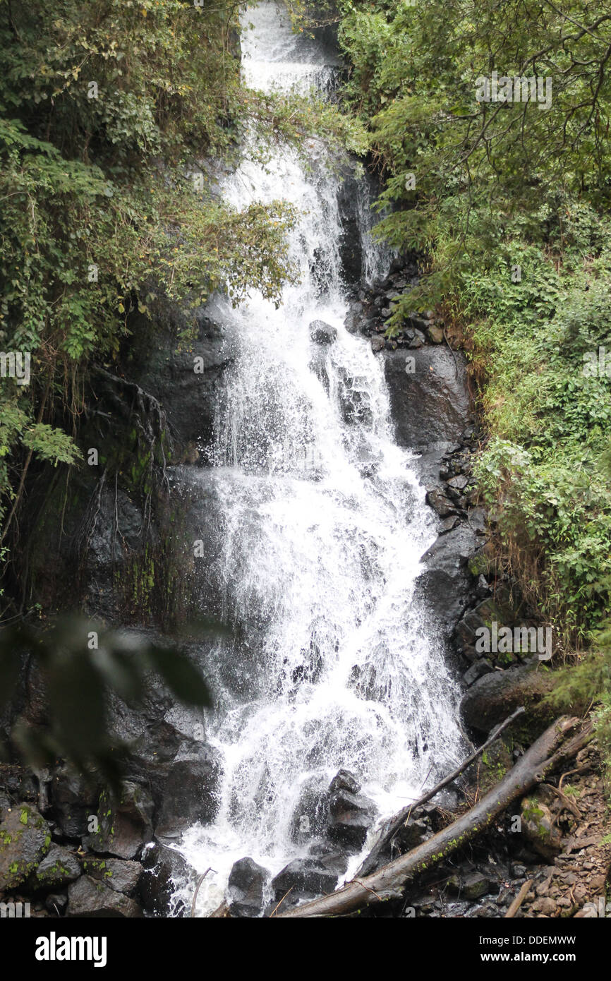 River water runs down a cliff in Thika town Stock Photo - Alamy