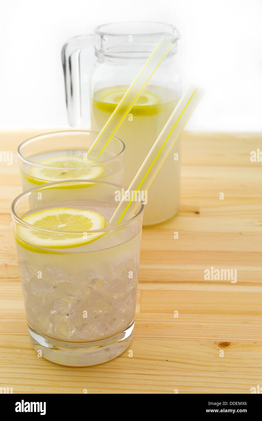fresh lemonade drink Stock Photo - Alamy