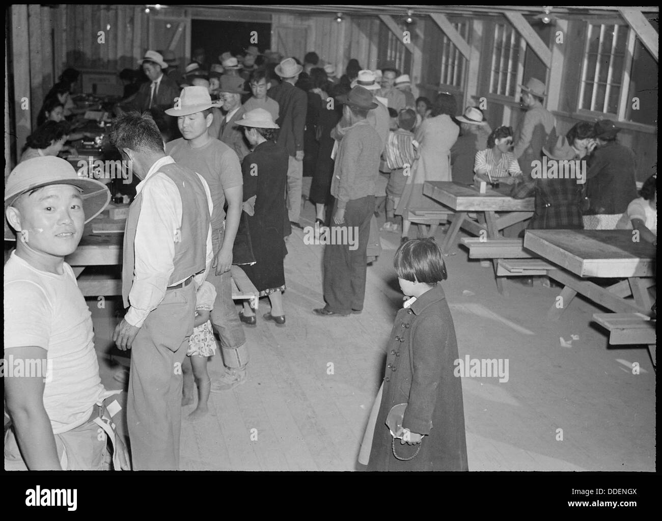 Evacuees of Japanese ancestry at Poston, Arizona, are signing up for ...