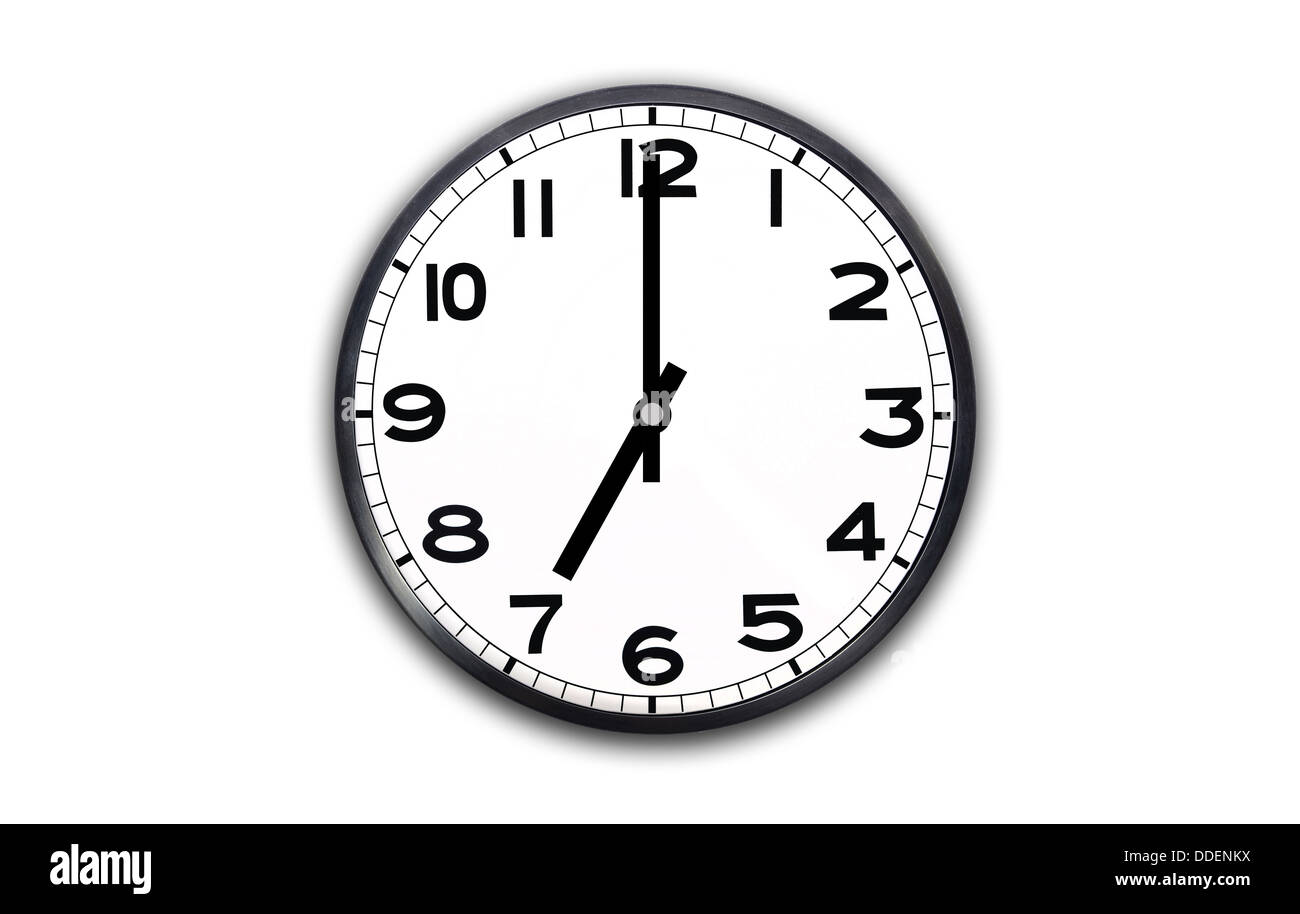 7 oclock Cut Out Stock Images & Pictures - Alamy
