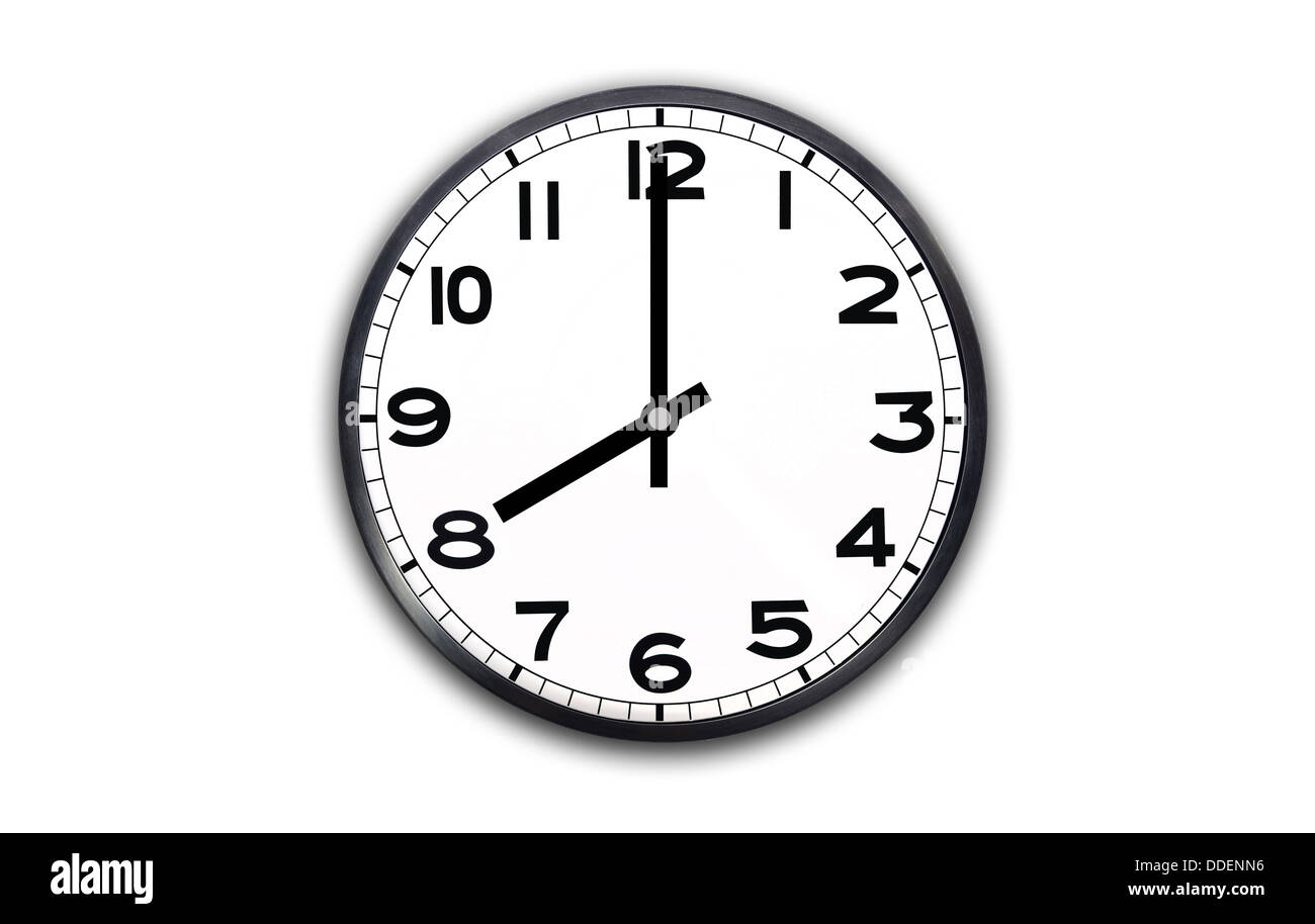 8 oclock Cut Out Stock Images & Pictures - Alamy