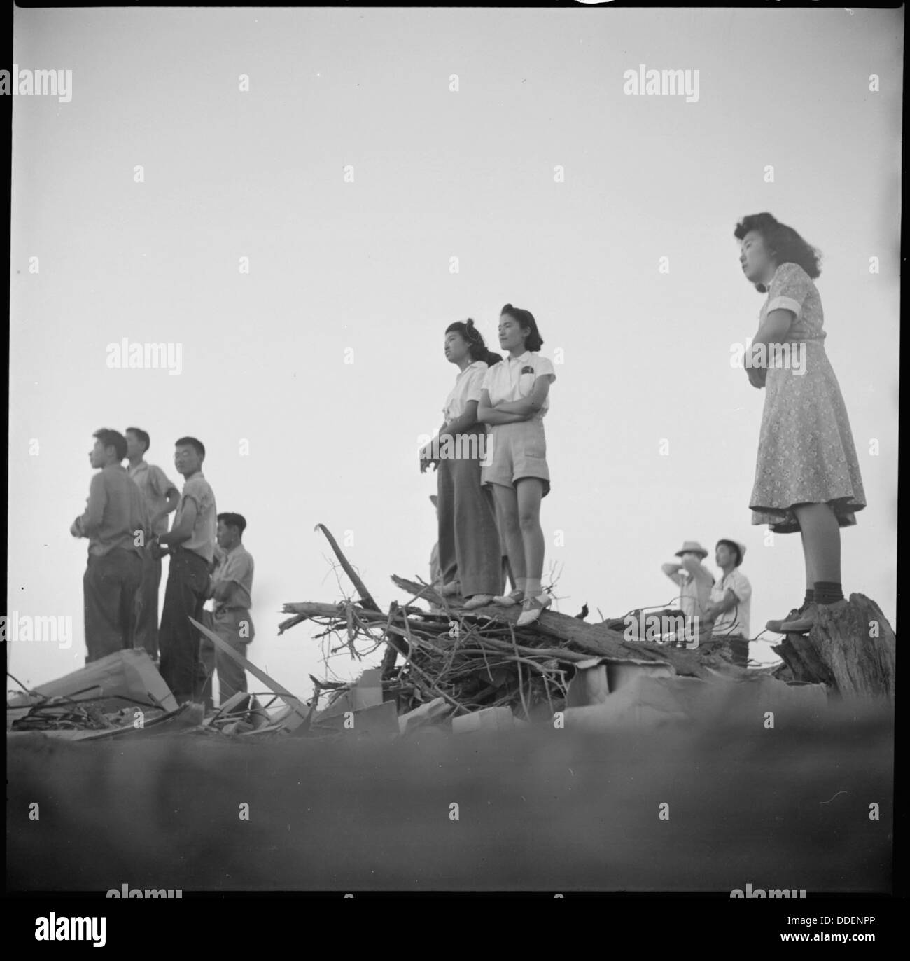 At the Poston War Relocation Center in Arizona, Japanese-American ...