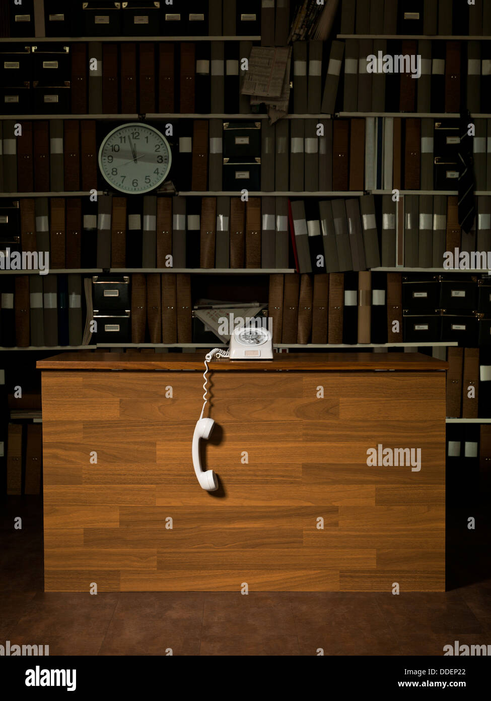 Interior of vintage telephone box hi-res stock photography and images ...