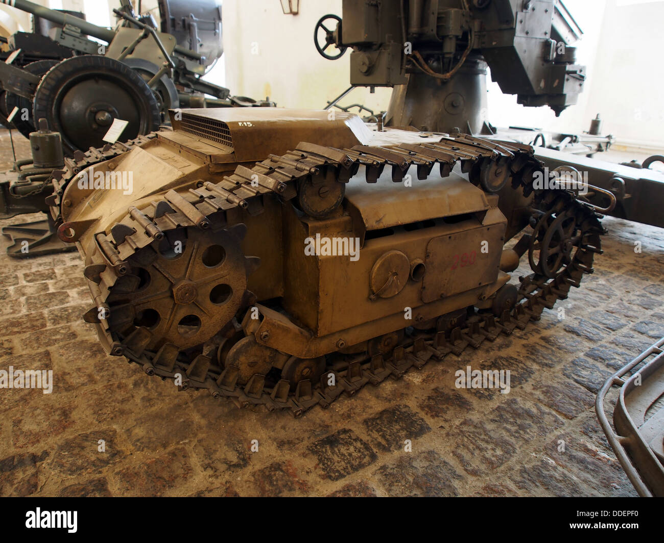 The SdKfz 303b Goliath is a German remote-controlled demolition vehicle ...