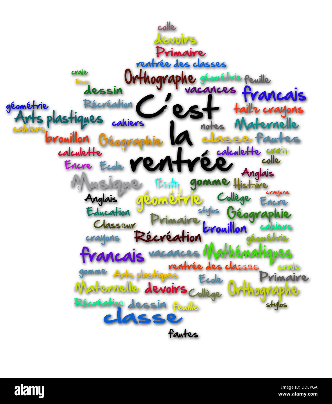 Back to school france hi-res stock photography and images - Alamy