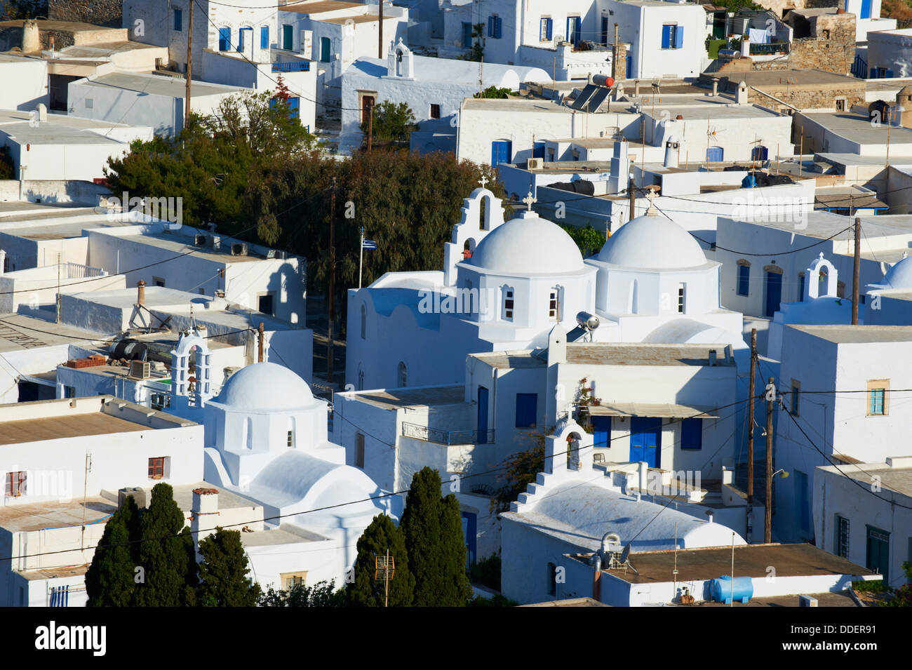 Greece, Cyclades islands, Amorgos, Hora or Chora city Stock Photo - Alamy