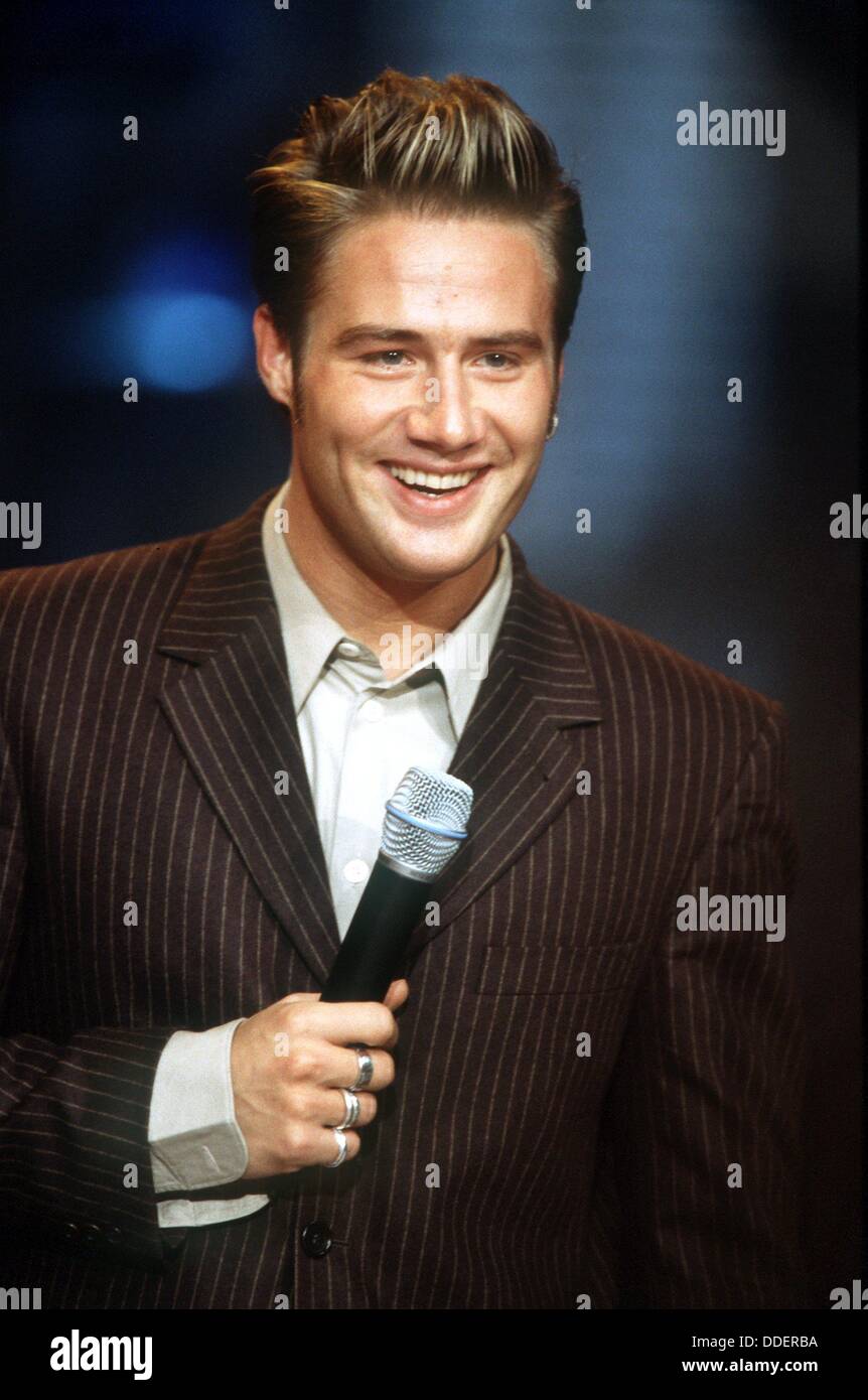 German pop singer Sasha performs in Mainz in June 1999 Stock Photo - Alamy