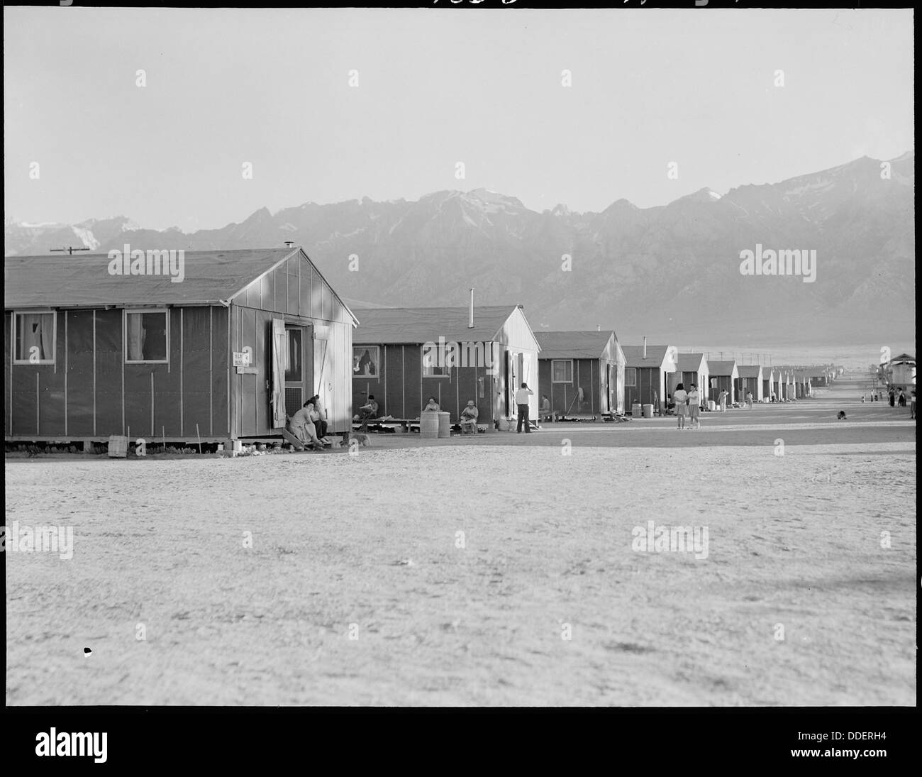Manzanar prison camp Black and White Stock Photos & Images - Alamy
